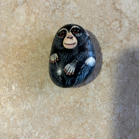 Other | Monkey Painted Rock | Poshmark